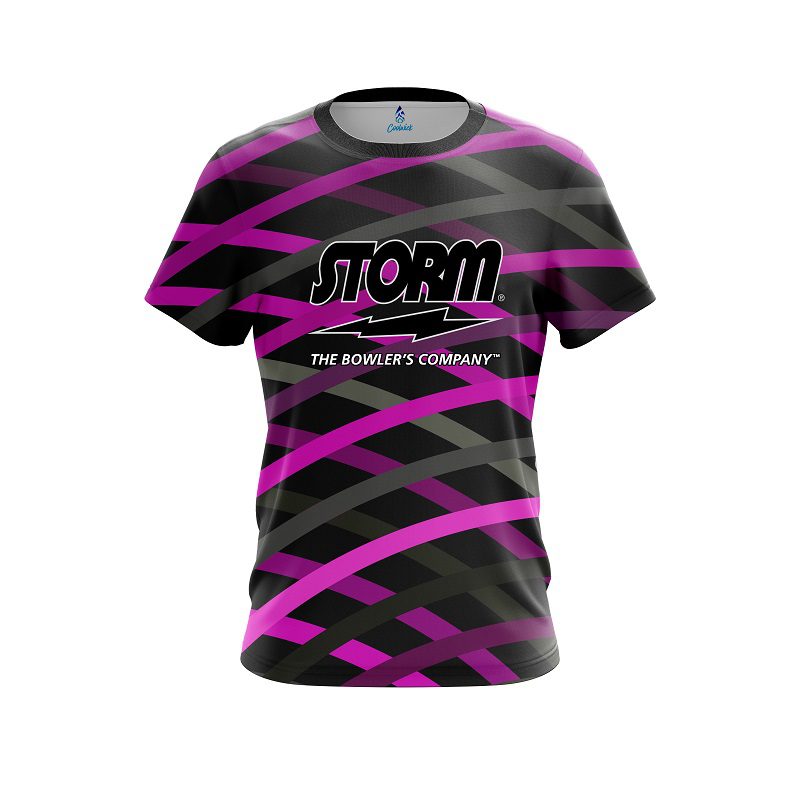 Storm Turmoil Pink Semi-Custom CoolWick Bowling Jersey + FREE SHIPPING ...