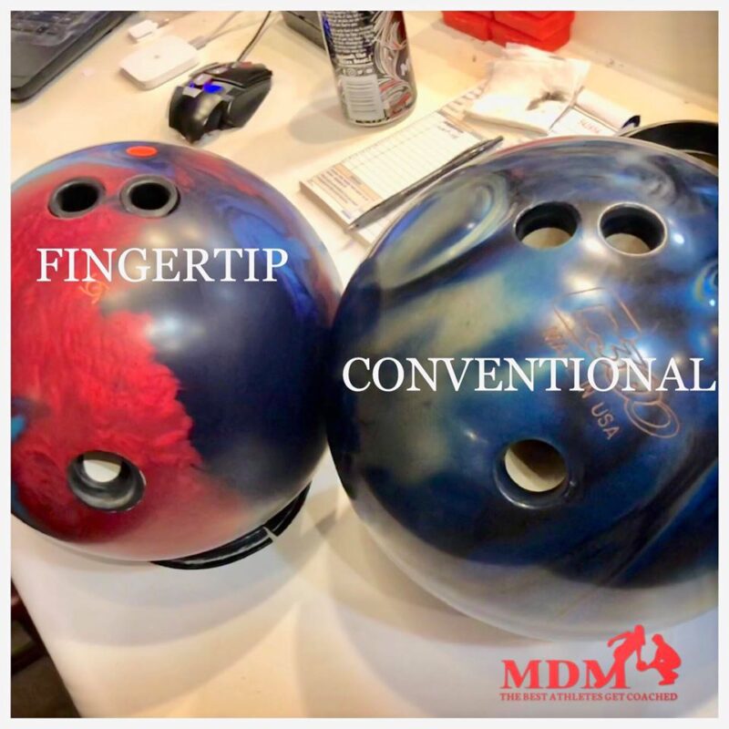 Conventional Grip VS Finger Tip Grip Bowling Ball Drilling