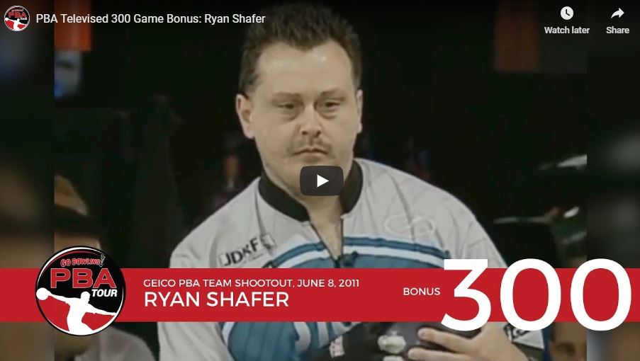 All-Time Televised 300 Bowling Games. Ryan Shafer in the 2011 GEICO PBA ...