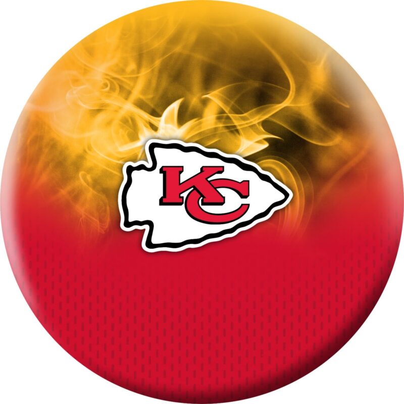 OTB NFL Kansas City Chiefs On Fire Bowling Ball with Free Shipping ...
