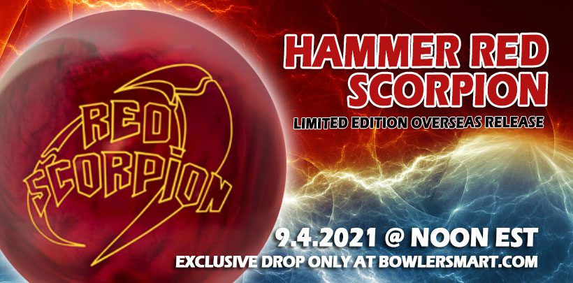 Hammer Red Scorpion Overseas Bowling Ball + FREE SHIPPING - BowlersMart.com