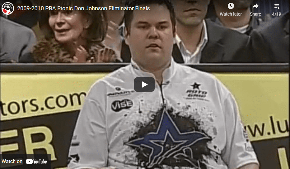 2009-2010 PBA Etonic Don Johnson Eliminator Finals With Scroggins ...