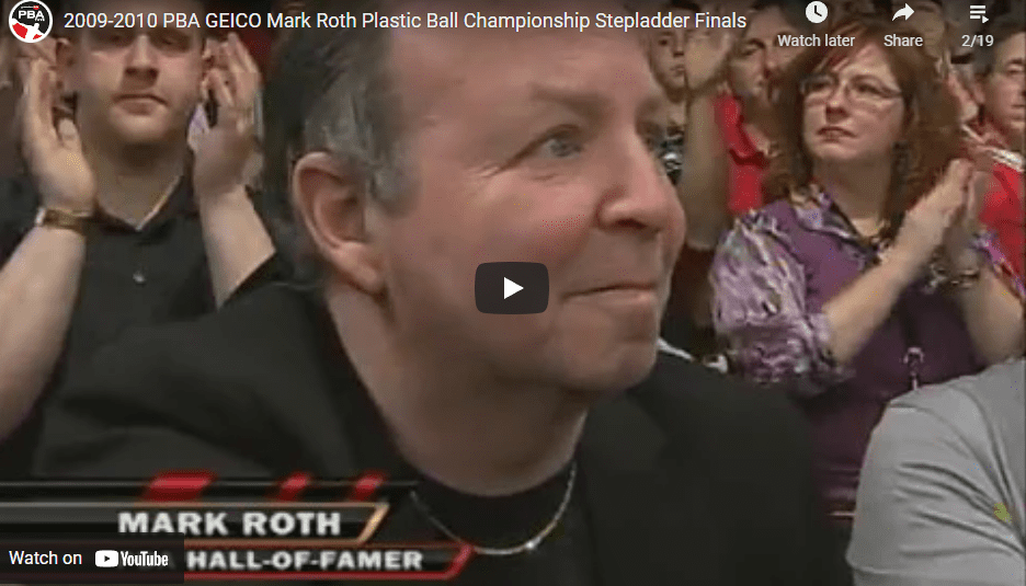 2009-2010 PBA GEICO Mark Roth Plastic Ball Championship Stepladder ...