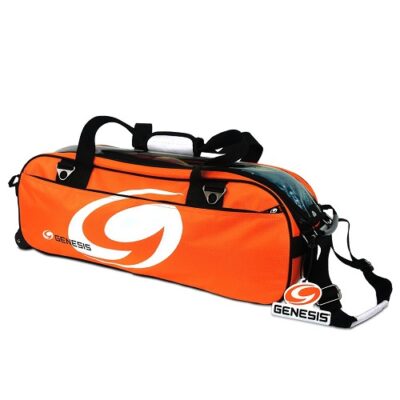Genesis Sport 3 Ball Triple Tote Orange Bowling Bag + FREE SHIPPING at ...