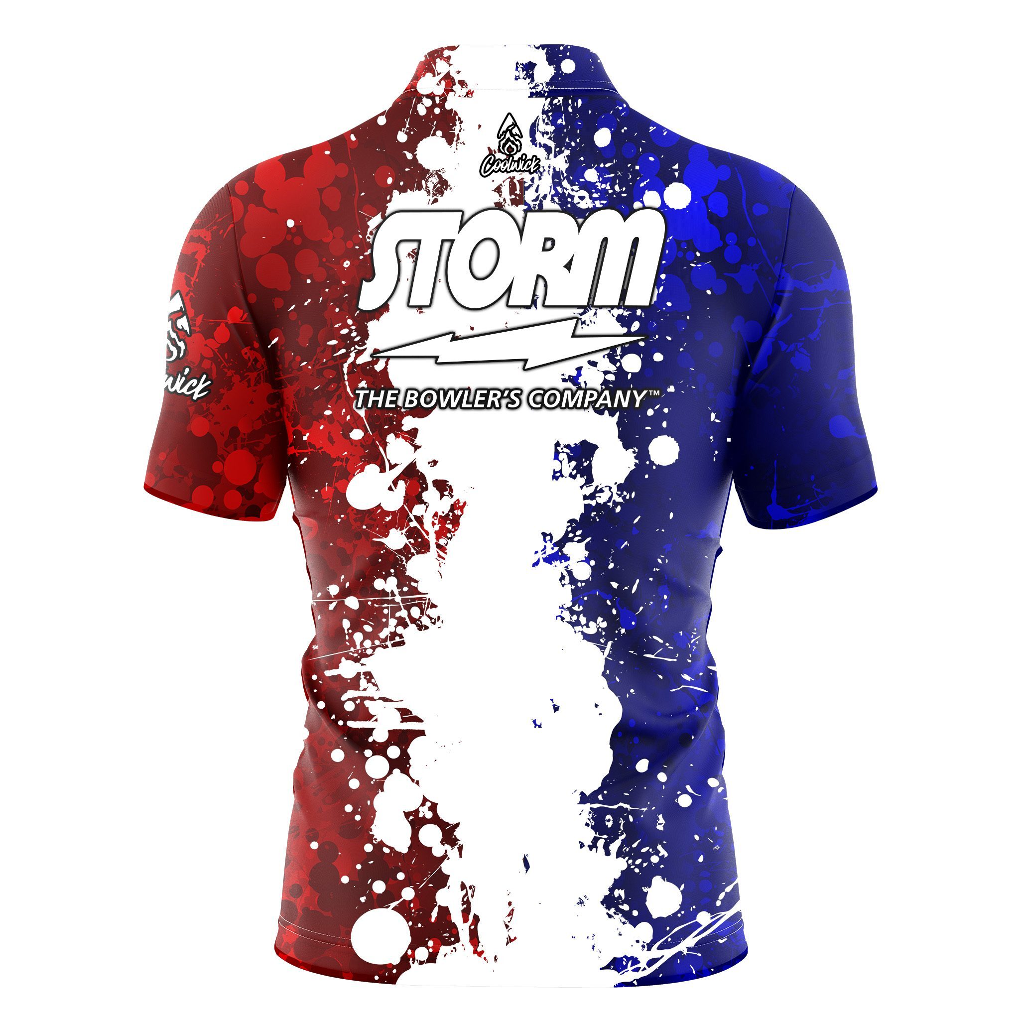 Storm Patriot Quick Ship CoolWick Bowling Jersey + FREE SHIPPING at ...