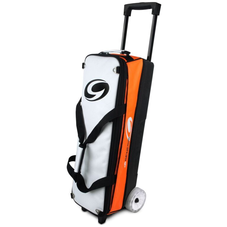 Genesis Sport Modular 3 Ball Triple Tote Black Orange Bowling Bag ...