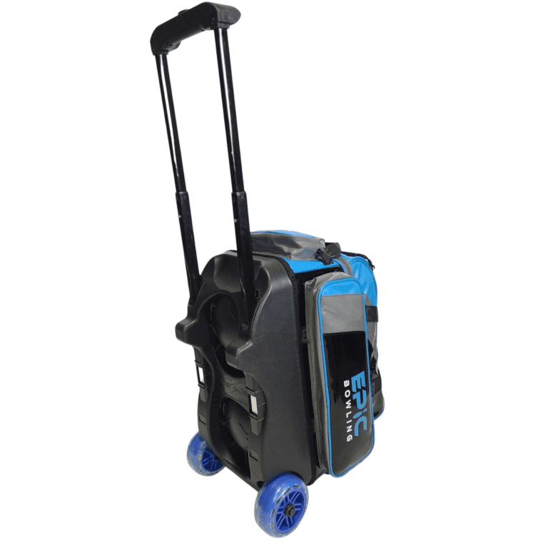Epic Noble Electric Blue 2 Ball Double Roller Bowling Bag + FREE ...