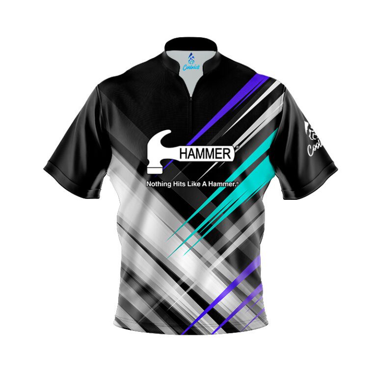 Hammer NFS Quick Ship CoolWick Sash Zip Bowling Jersey + FREE SHIPPING ...