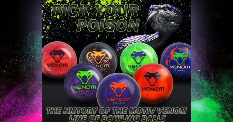 History of the Motiv Venom Bowling Balls (Infographic) - BowlersMart