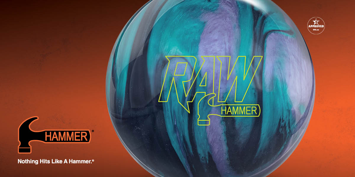 Hammer Raw Hammer Black Purple Teal Bowling Ball + FREE SHIPPING ...