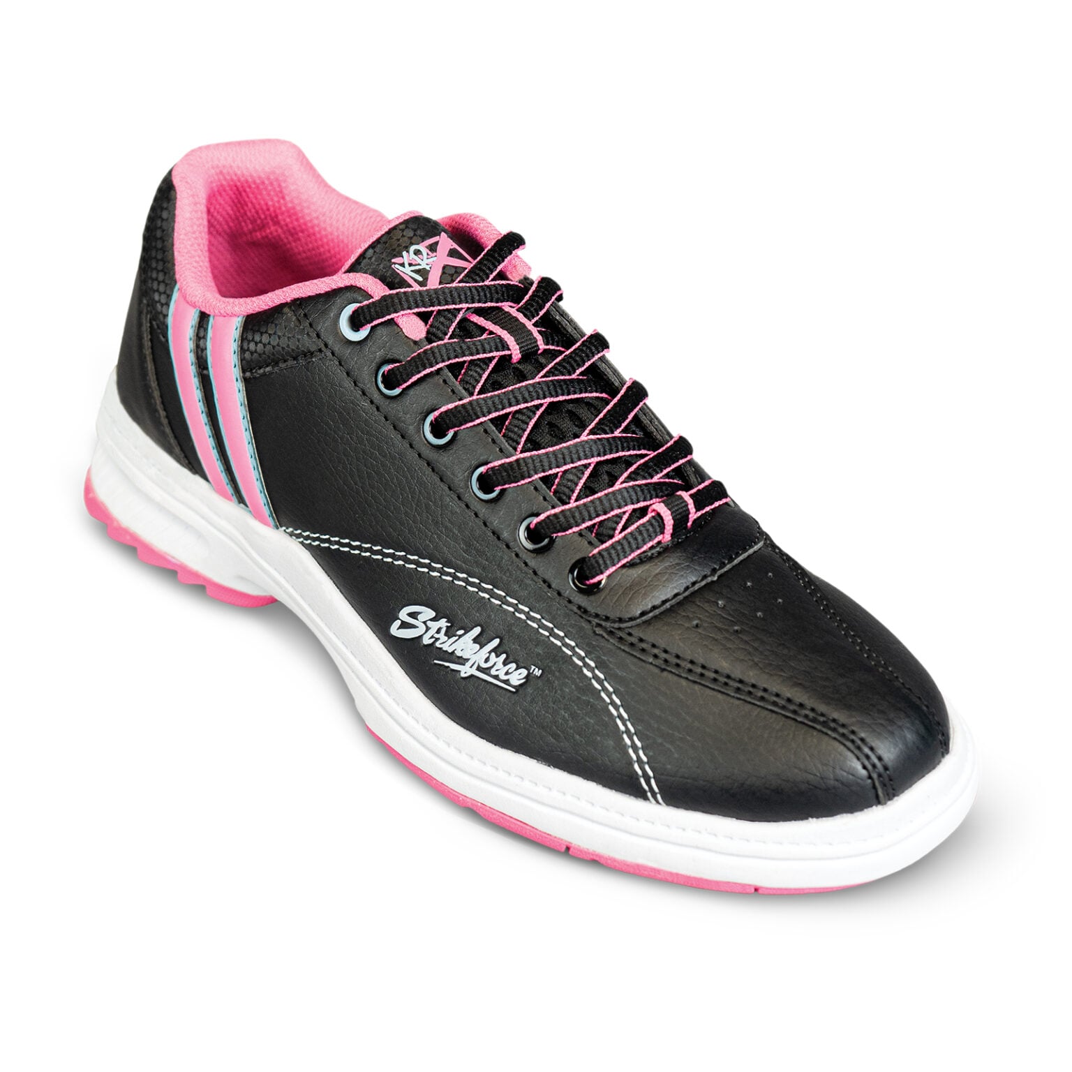 KR Strikeforce Starr Black Pink Blue Right Hand Women's Bowling Shoes ...