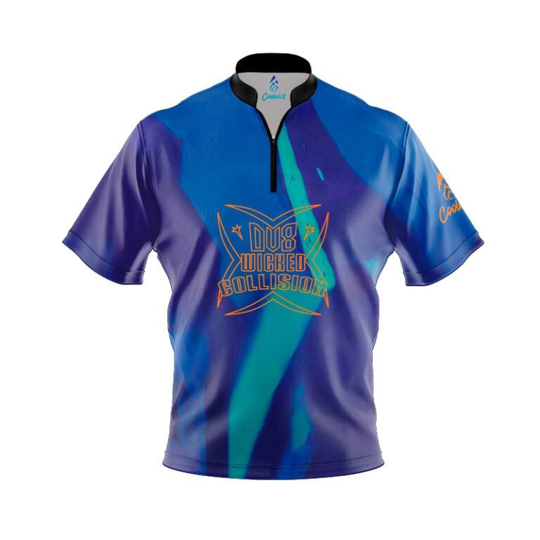 DV8 Wicked Collision Fast Track CoolWick Bowling Jersey + FREE SHIPPING ...
