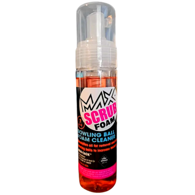 Max Scrub Foaming Bowling Ball Coverstock Cleaner 7 oz + FREE SHIPPING ...