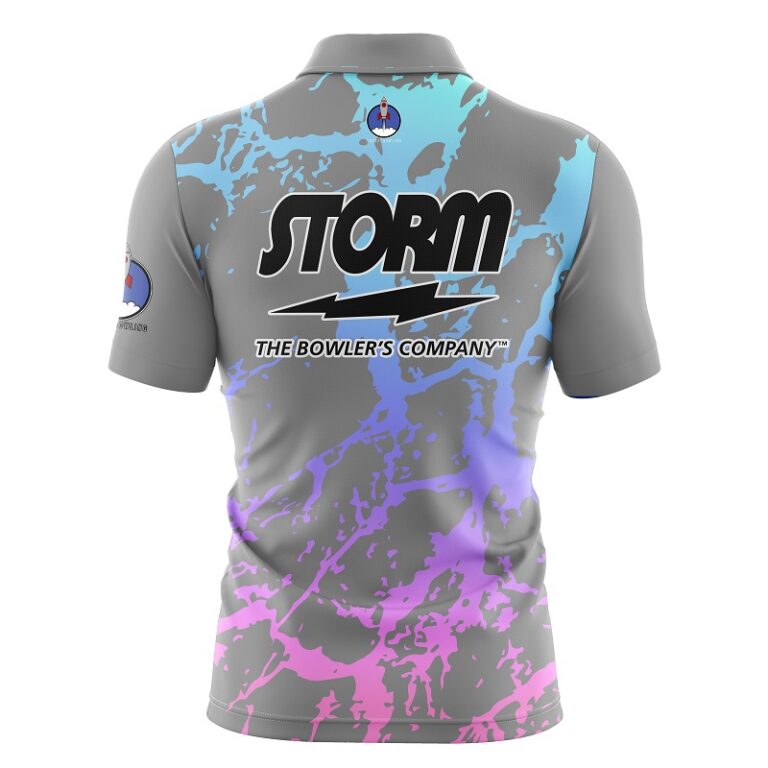 Storm Grey Faction Xpress Ship Rocket Bowling Jersey