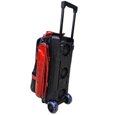 Epic 3 Ball Triple Superior Candy Red Black Bowling Bag