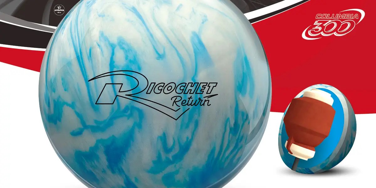 Columbia 300 Ricochet Return Bowling Ball + FREE SHIPPING