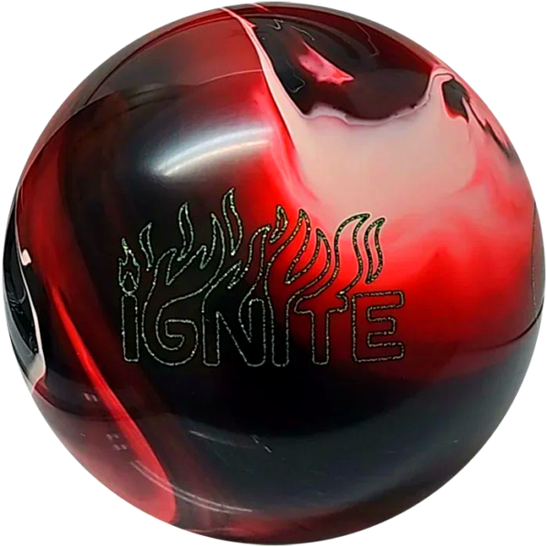 Epic Ignite Solid Red White Black Bowling Ball with Free Shipping ...