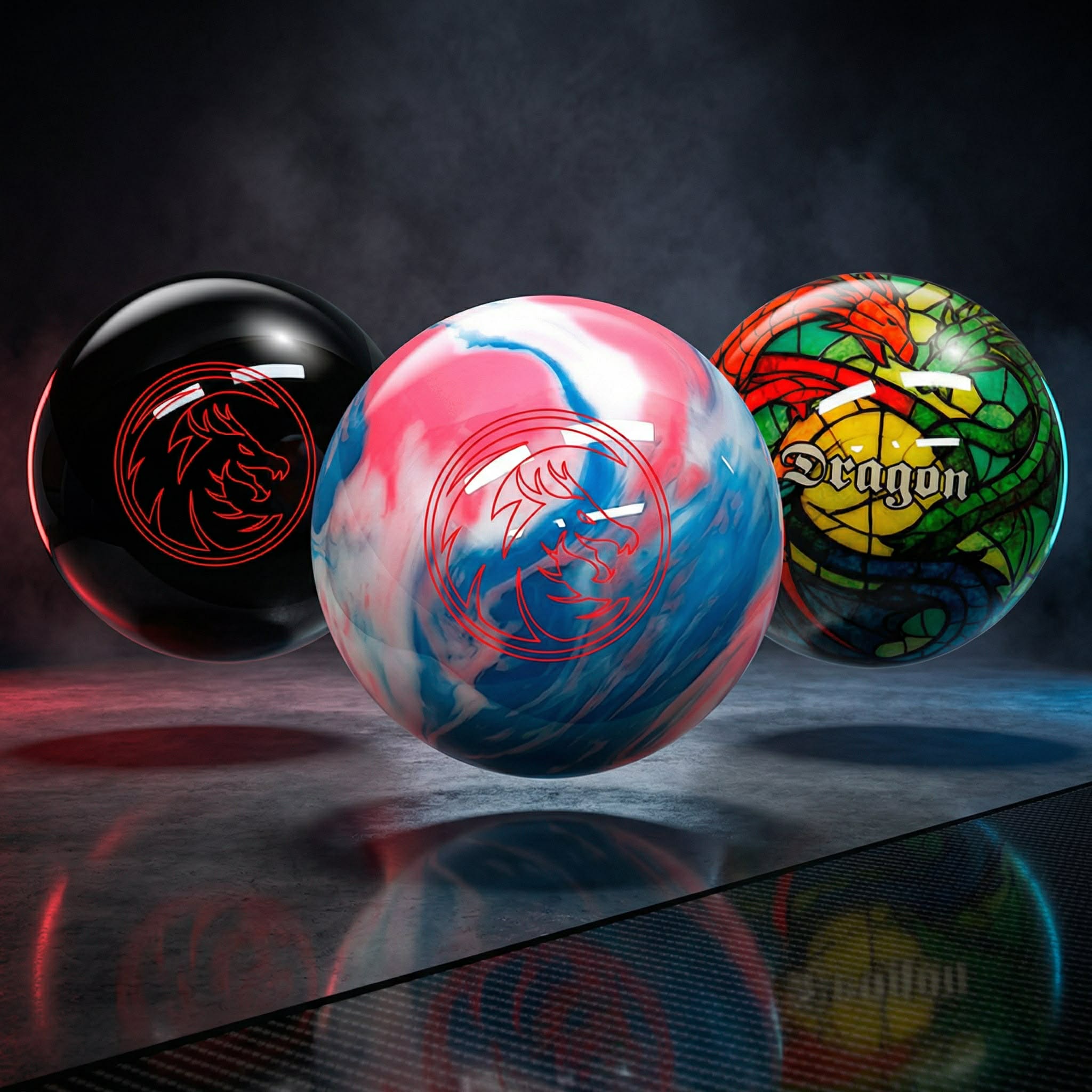 SWAG Dragon Cotton Candy Poly Bowling Ball + FREE SHIPPING at ...