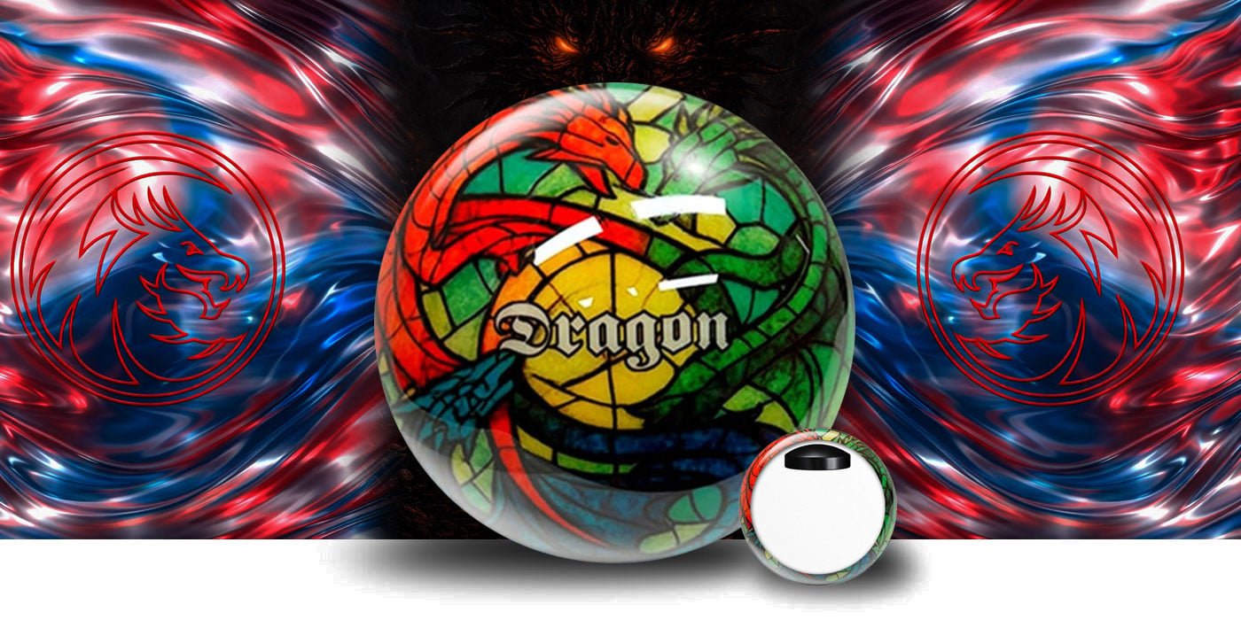 SWAG Dragon Stained Glass Clear Bowling Ball + FREE SHIPPING at ...