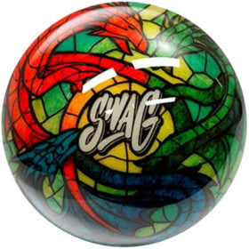 SWAG Dragon Stained Glass Clear Bowling Ball + FREE SHIPPING at ...
